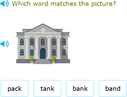 IXL - Choose the short a word that matches the picture (Year 1 English ...