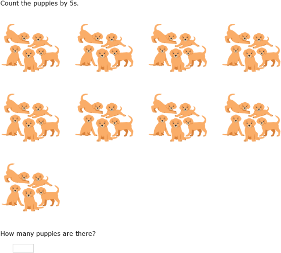 IXL - Skip-counting by fives (Year 2 maths practice)