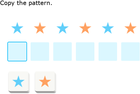IXL - Colour patterns (Preschool maths practice)
