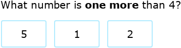 IXL - One more - up to 10 (Foundation maths practice)