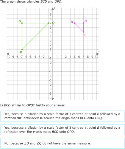 IXL - Determine if two figures are similar: justify your answer (Year 9 ...