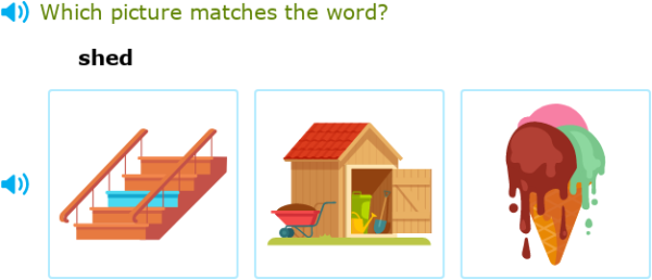 IXL - Choose the picture that matches the short e word (Year 1 English ...