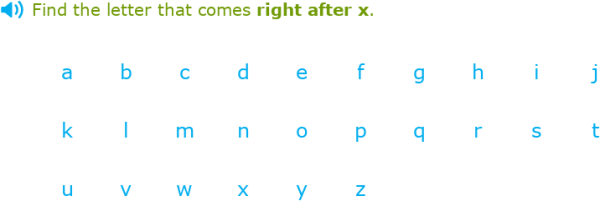 IXL - Find the letter in the alphabet: lowercase (Foundation English ...