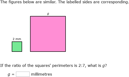 IXL - Area and perimeter of similar figures (Year 10 maths practice)