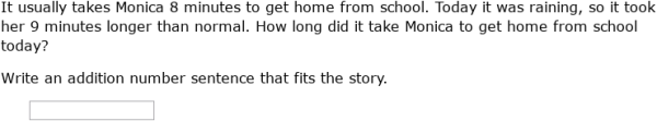 IXL - Write the addition sentence - one digit (Year 2 maths practice)