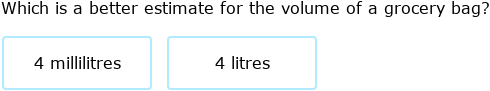 IXL - Which metric unit is appropriate? (Year 5 maths practice)
