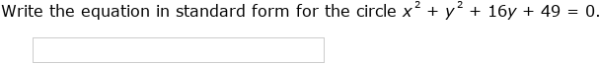 IXL - Convert equations of circles from general to standard form (Year ...