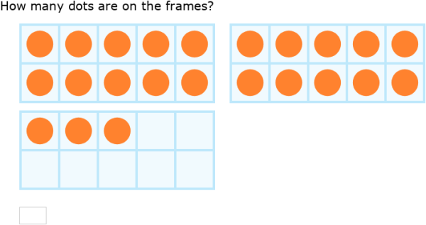 IXL - Count on ten frames - up to 30 (Foundation maths practice)