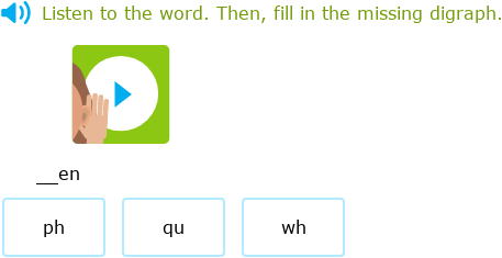 IXL - Complete the word with the correct digraph: ph, qu, wh (Year 2 ...