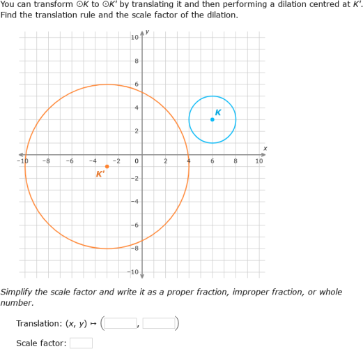 IXL - Similarity of circles (Year 10 maths practice)